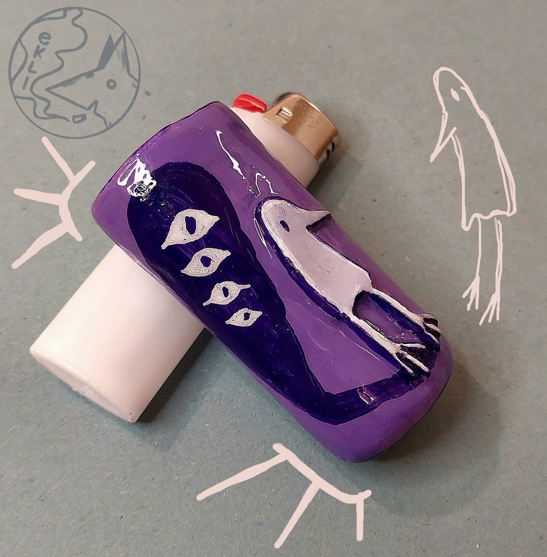 Oyasumi Punpun Clay Lighter Case/holder/decor/sleeve for Bic Maxi ...