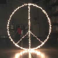 Made to Order Special, Limited, Edition, 15in Lighted PEACE Sign ...