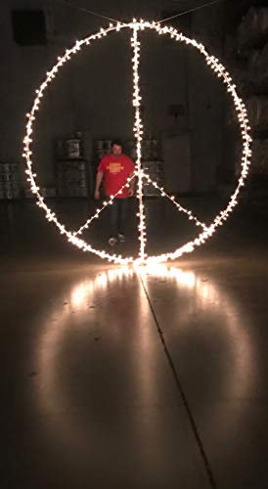 The Giant Peace Sign - Etsy