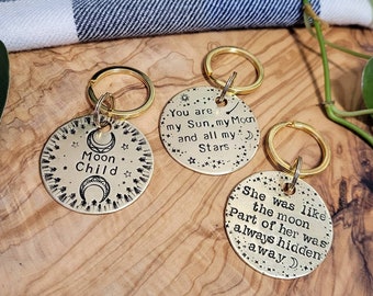 Custom Brass Tag Round Brass Tags Hotel Key Chains Key - Etsy