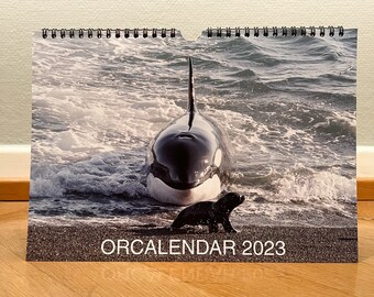 Orca Desk Calendar - Etsy