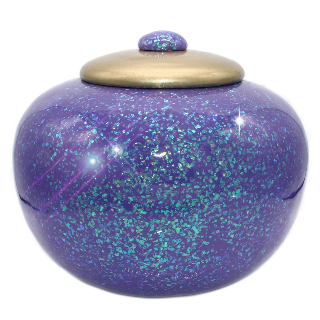 Cosmic Shimmering Light Cremation Urn, Urns for Human Ashes, Cremation ...