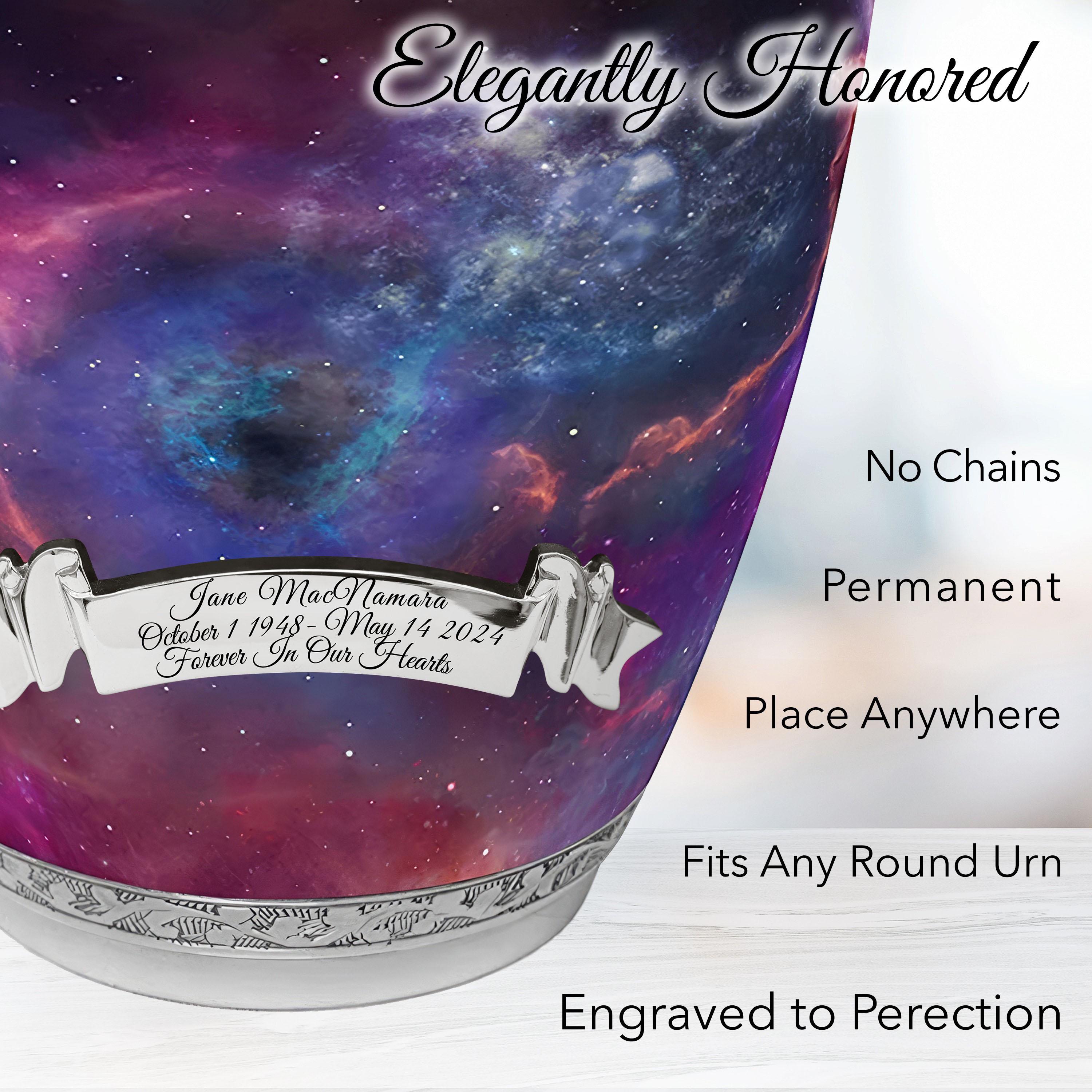 Galaxy Cremation Urn Set: Hand-engraved Aluminum Urns for Ashes - Etsy