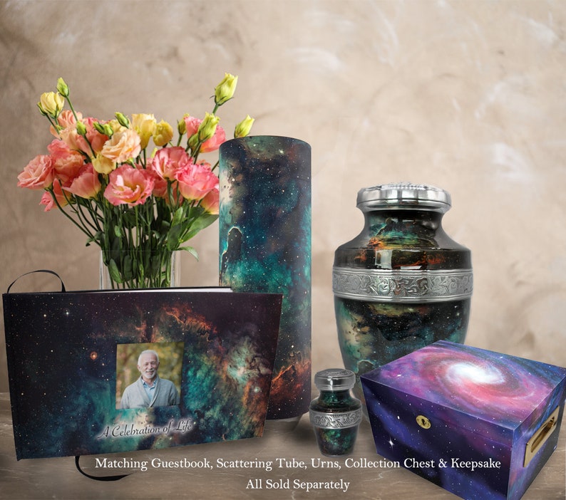 Supernova Theme Celebration of Life Funeral Guest Book for - Etsy