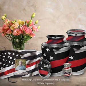 Firefighter Cremation Urn: Hand-engraved Aluminum Urn for Ashes - Etsy