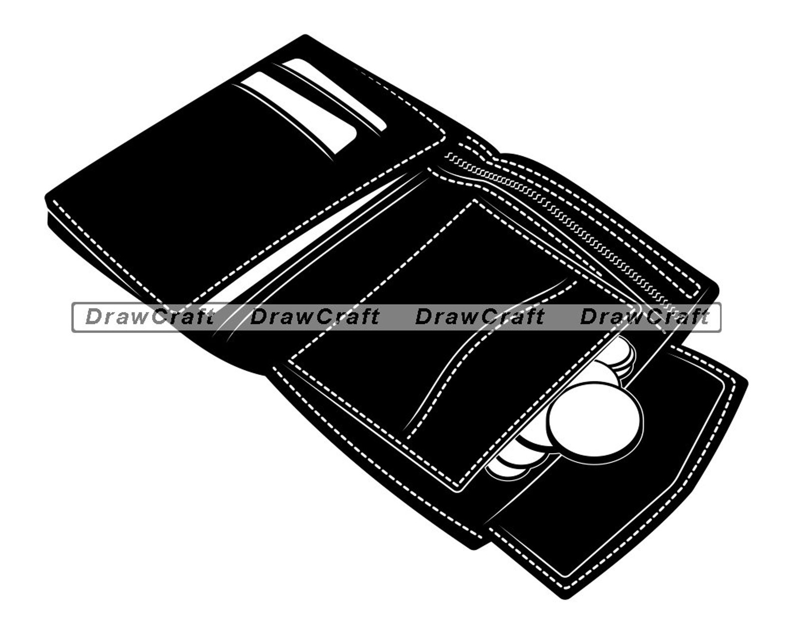 Wallet Svg Money Svg Wallet Cut Files Wallet Files for | Etsy