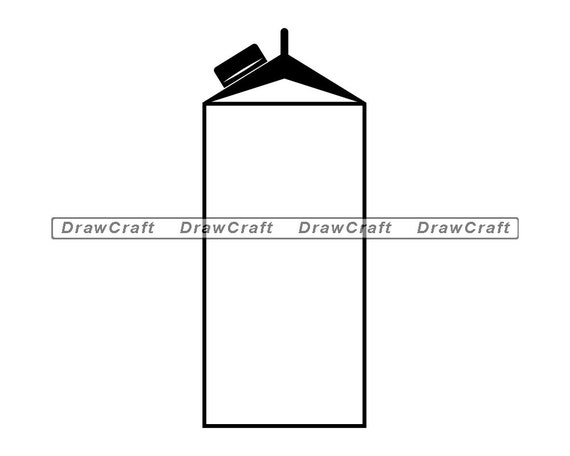 Png Milk Carton SVG Dxf Milk Container Svg Eps Cut Files For Silhouette ...