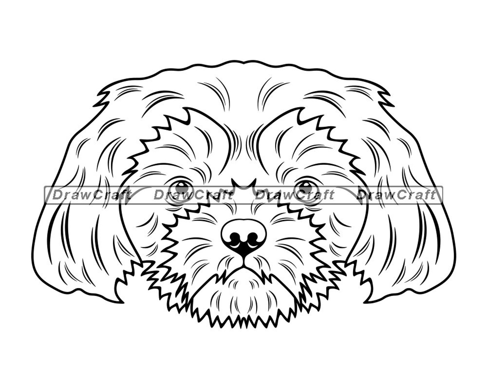 Shih Tzu 2 Head SVG Shih Tzu Svg Dog Svg Shih Tzu Cut | Etsy