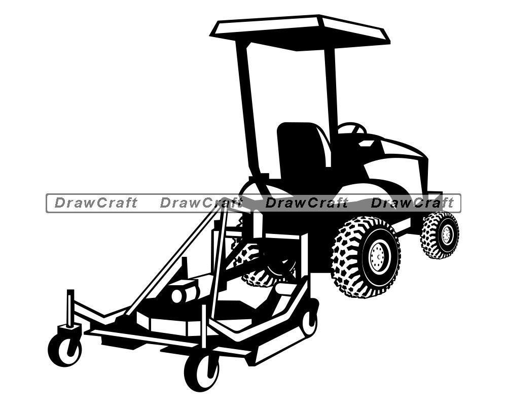 Tractor Grooming Mower Svg Tractor Svg Tractor Cut Files | Etsy