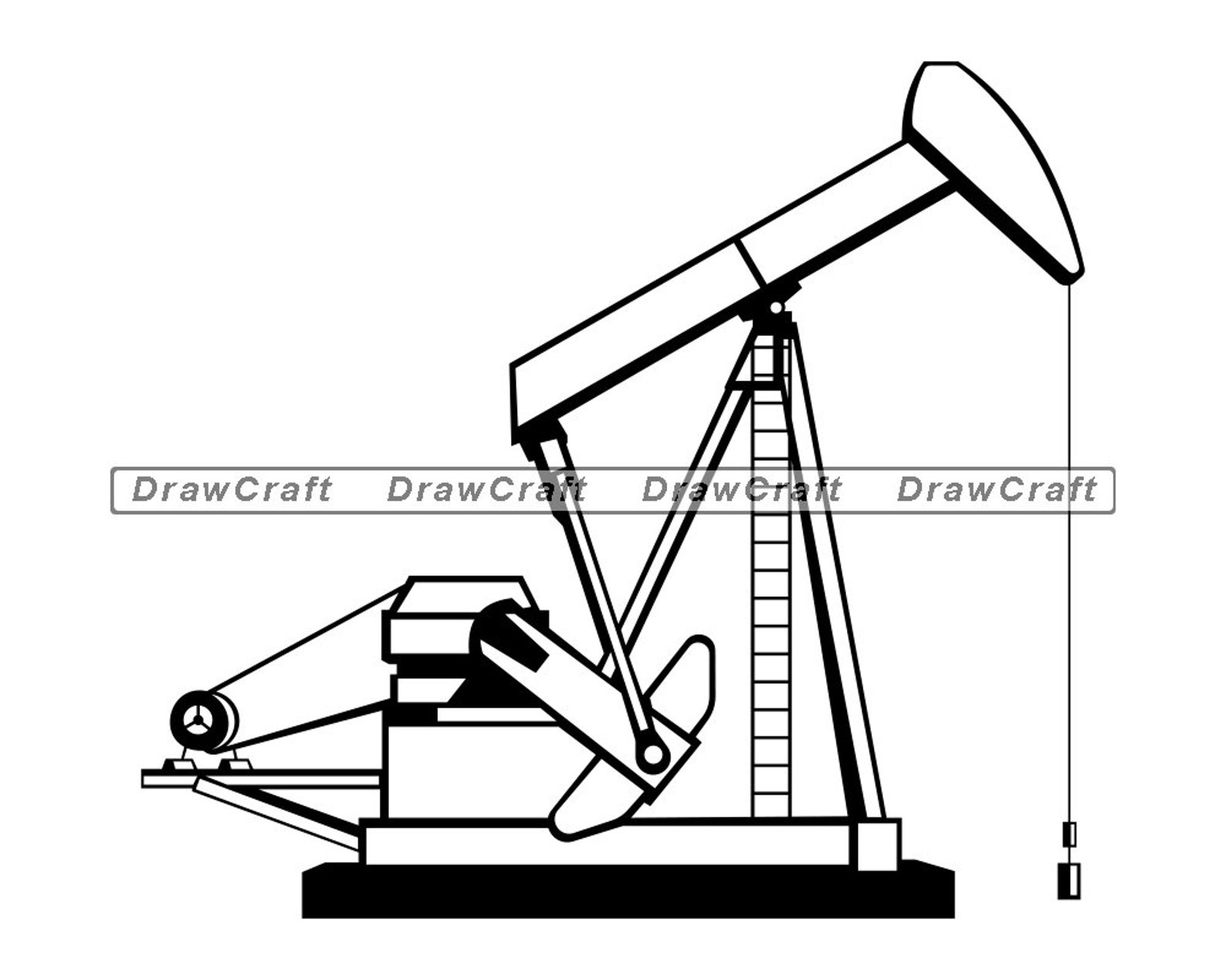 Oil Well 3 Svg Oil Well Svg Petroleum Svg Oil Well Cut | Etsy