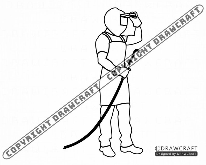 Welder Outline Svg Welder Svg Welding Svg Welder Logo | Etsy