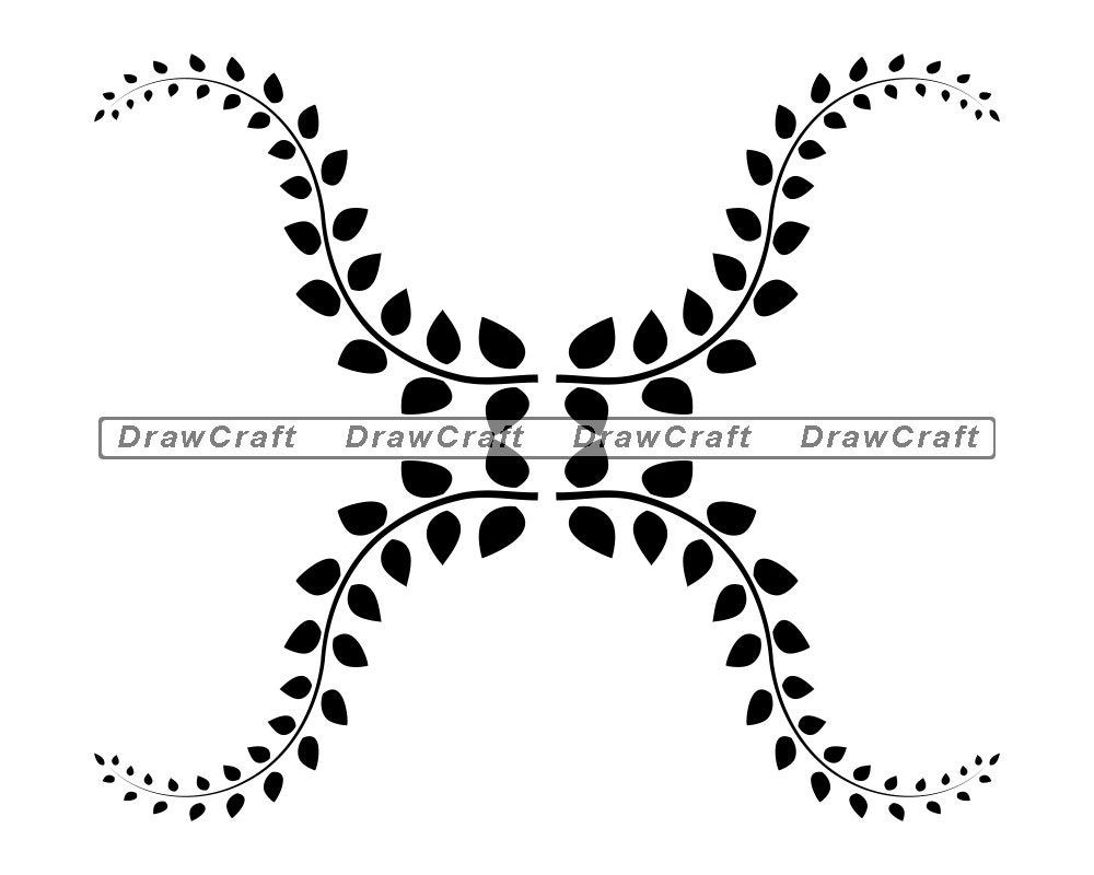 Vines Logo Svg Vines Svg Decorative Svg Design Element Svg | Etsy