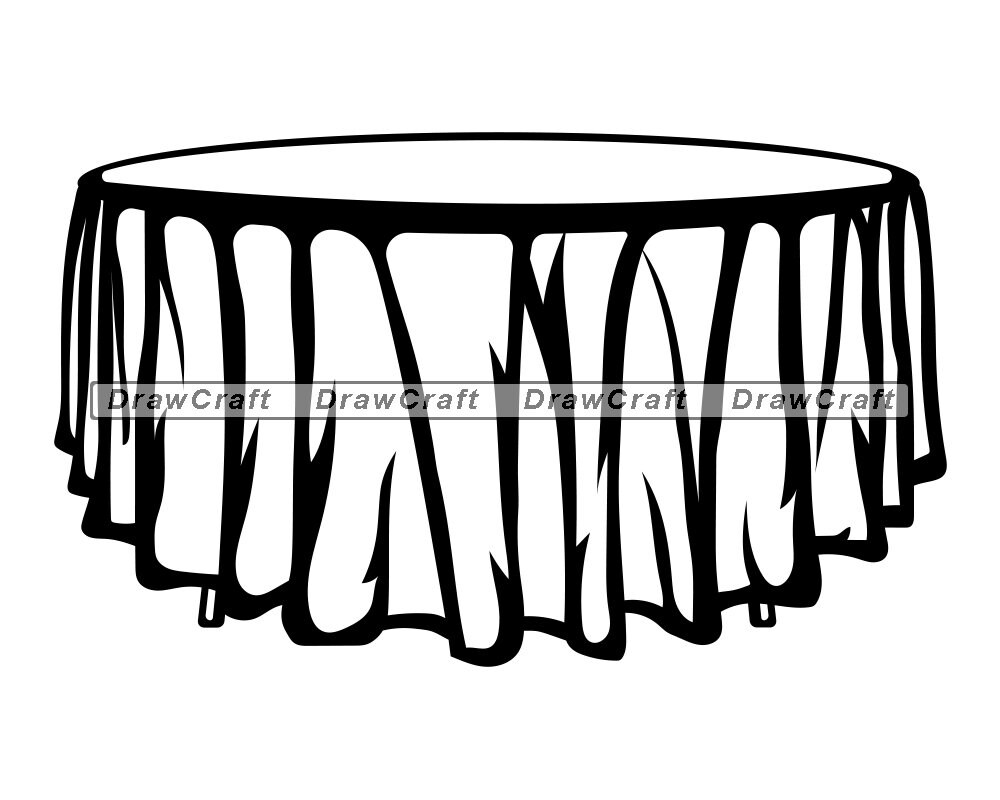 Table Svg Table Cloth Svg Dinner Table Svg Table Cut Files | Etsy