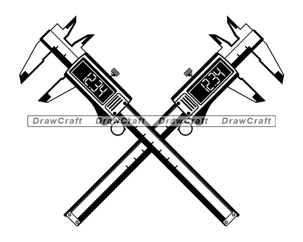 Digital Caliper Logo Svg Caliper Logo Svg Caliper Svg | Etsy