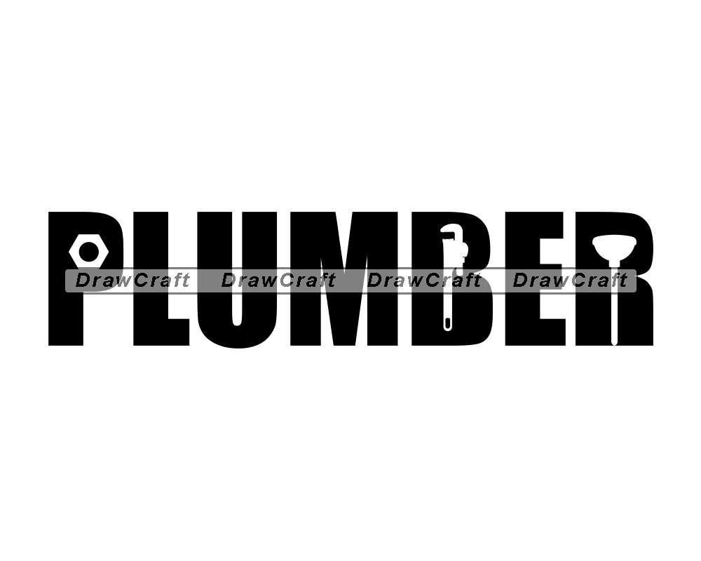 Plumber Word Logo Svg Plumber Svg Plumber Logo Svg Plumber | Etsy