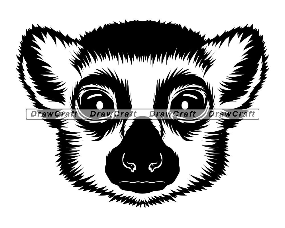 Lemur Files for Cricut Lemur Cut Files For Silhouette Lemur SVG Lemur ...