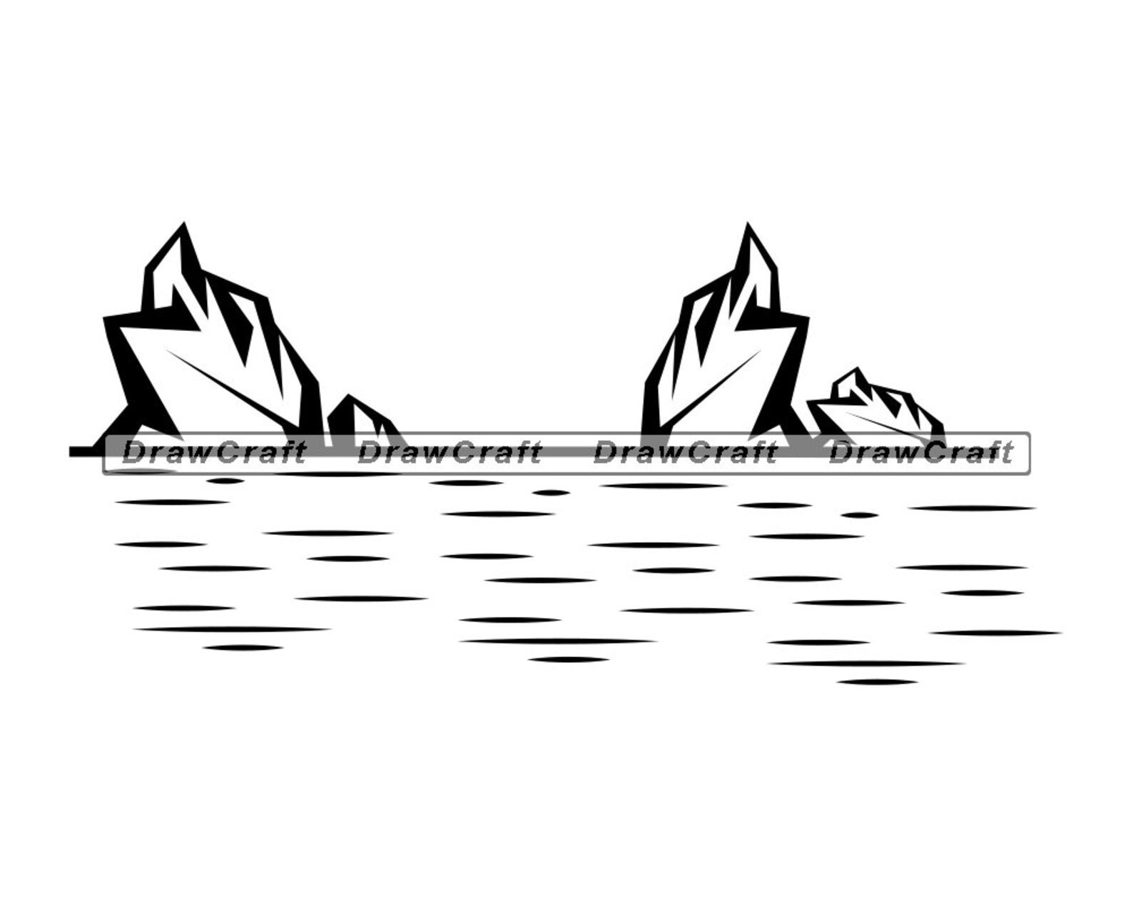 Iceberg SVG Antarctica Svg Arctic Svg Iceberg Cut Files | Etsy