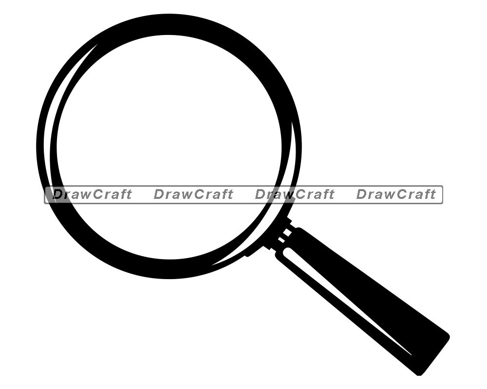 Png Vector Eps Dxf Magnifying Glass SVG Cut Files For Silhouette ...