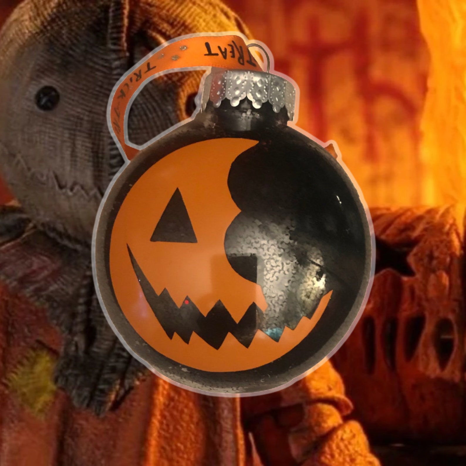 Sam Pumpkin Ornament - Etsy