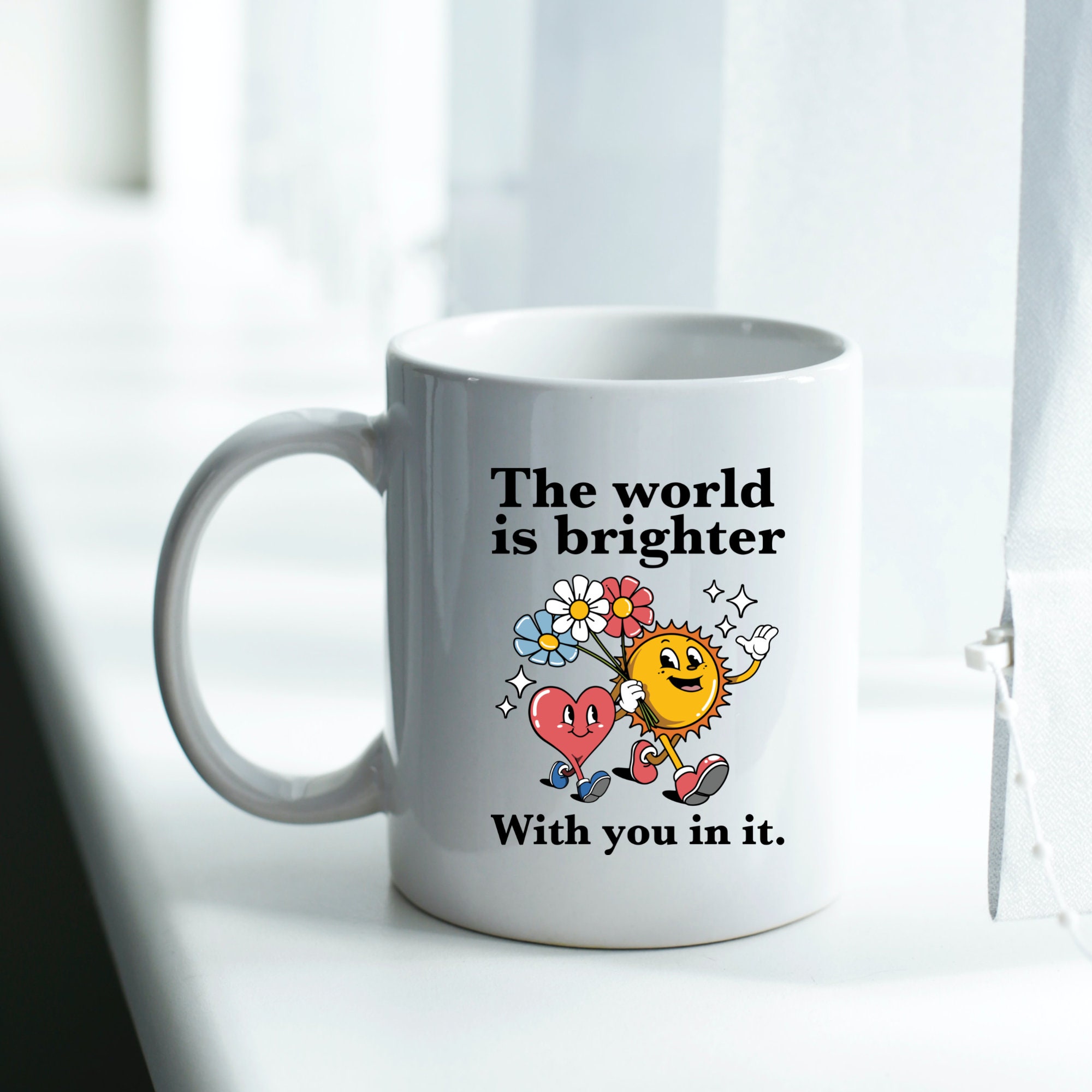 The World is Brighter With You in It Svg Self Love Png Be - Etsy
