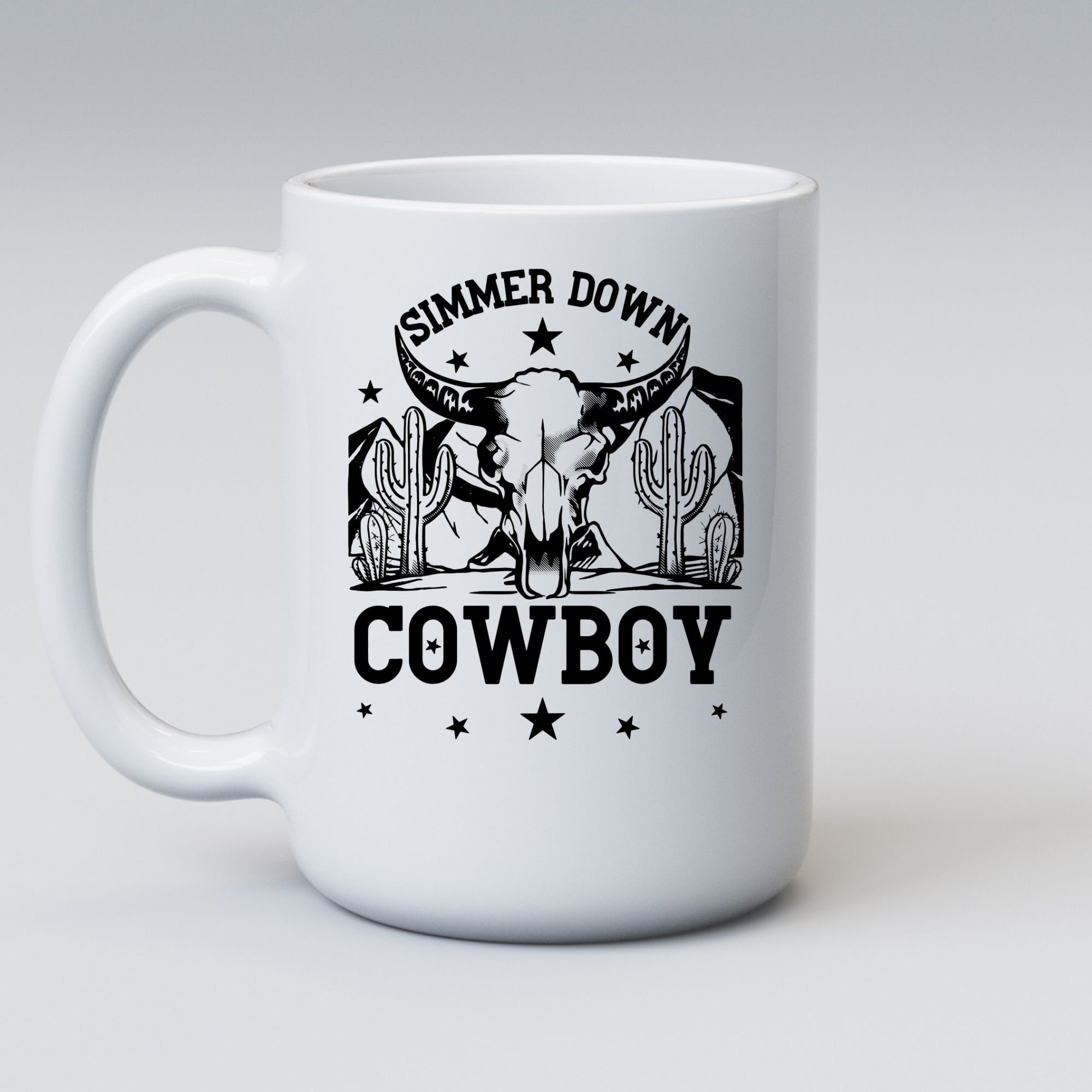 Simmer Down Cowboy Svg, Cute Western Svg, Desert Shirt Svg, Hippies and ...