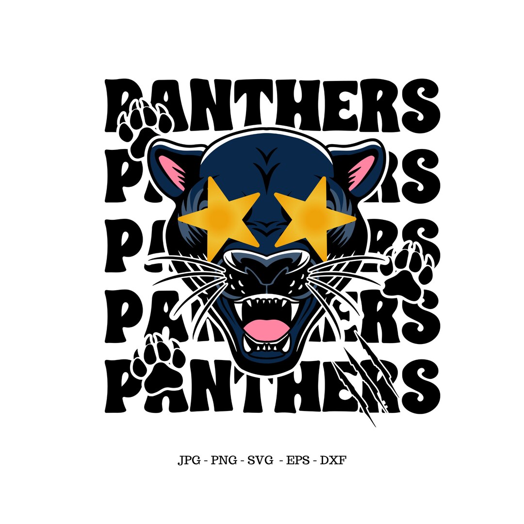 Panthers Shirt Svg, Panthers Claws Svg, Panthers Png, Panthers Mascot ...