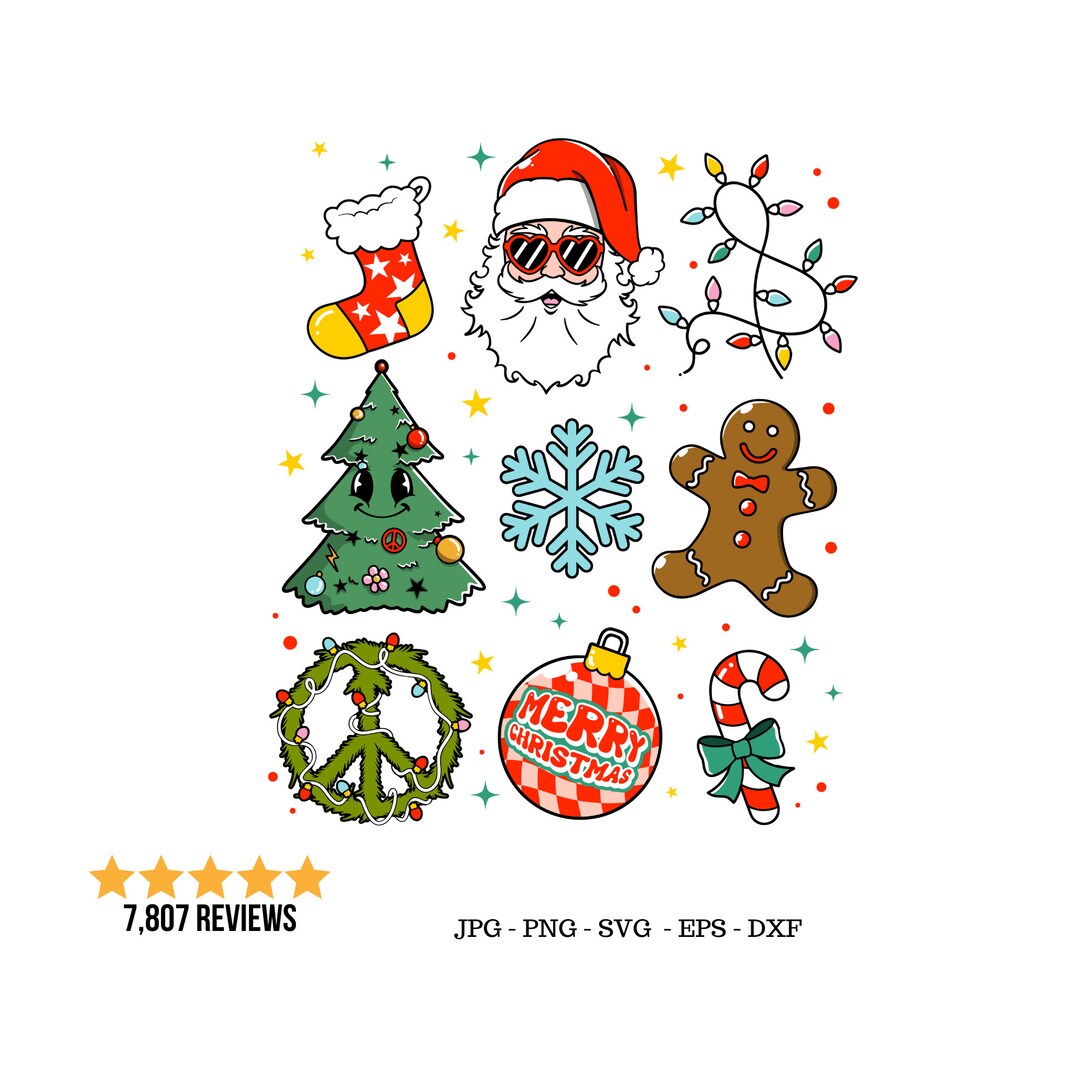 Christmas Season Svg, Seasonal Holidays, Retro Xmas Svg, Cute Christmas ...