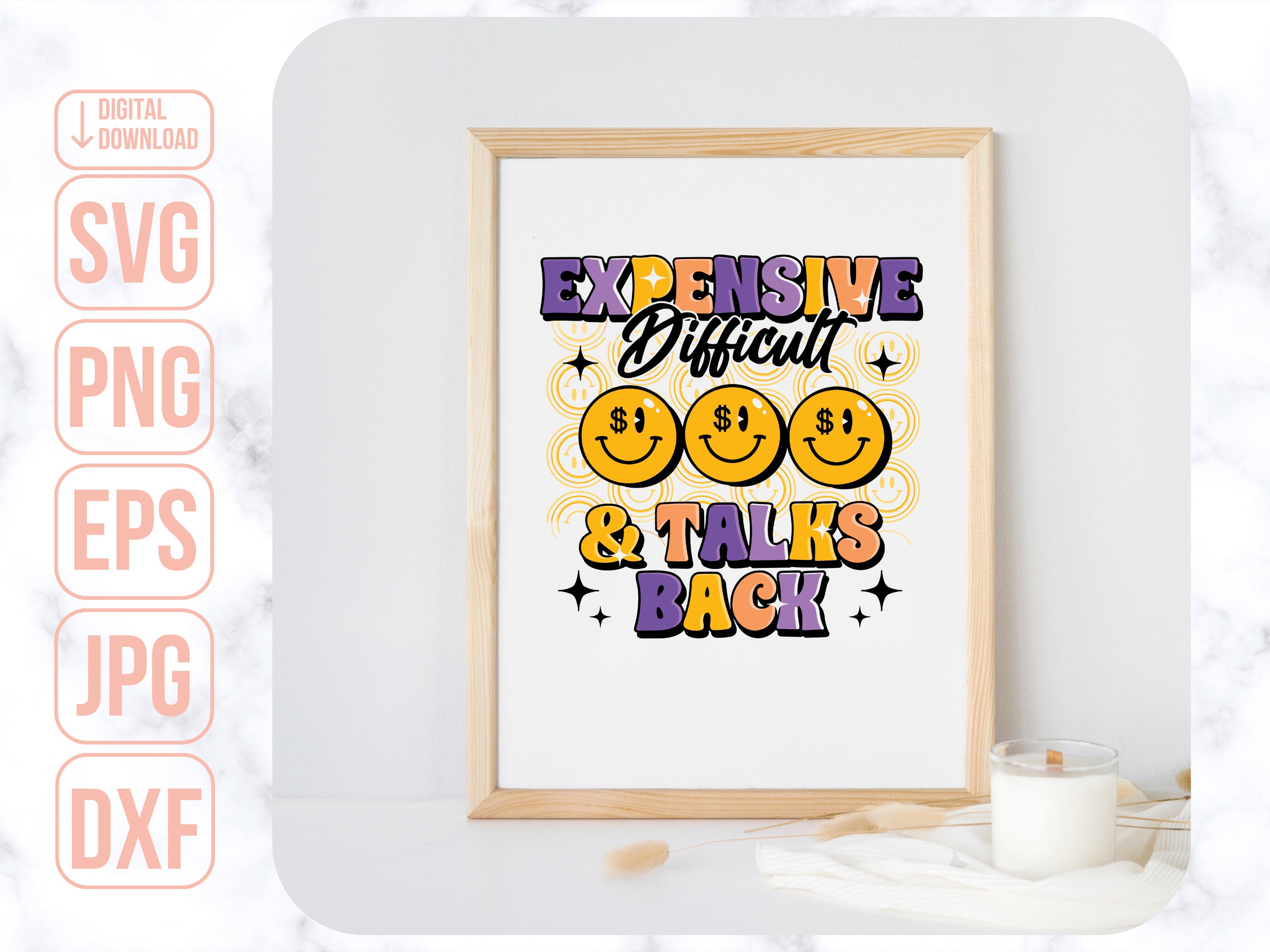 Talks Back Svg Funny Mom Svg Wife Shirt Svg Sassy Shirt Svg - Etsy