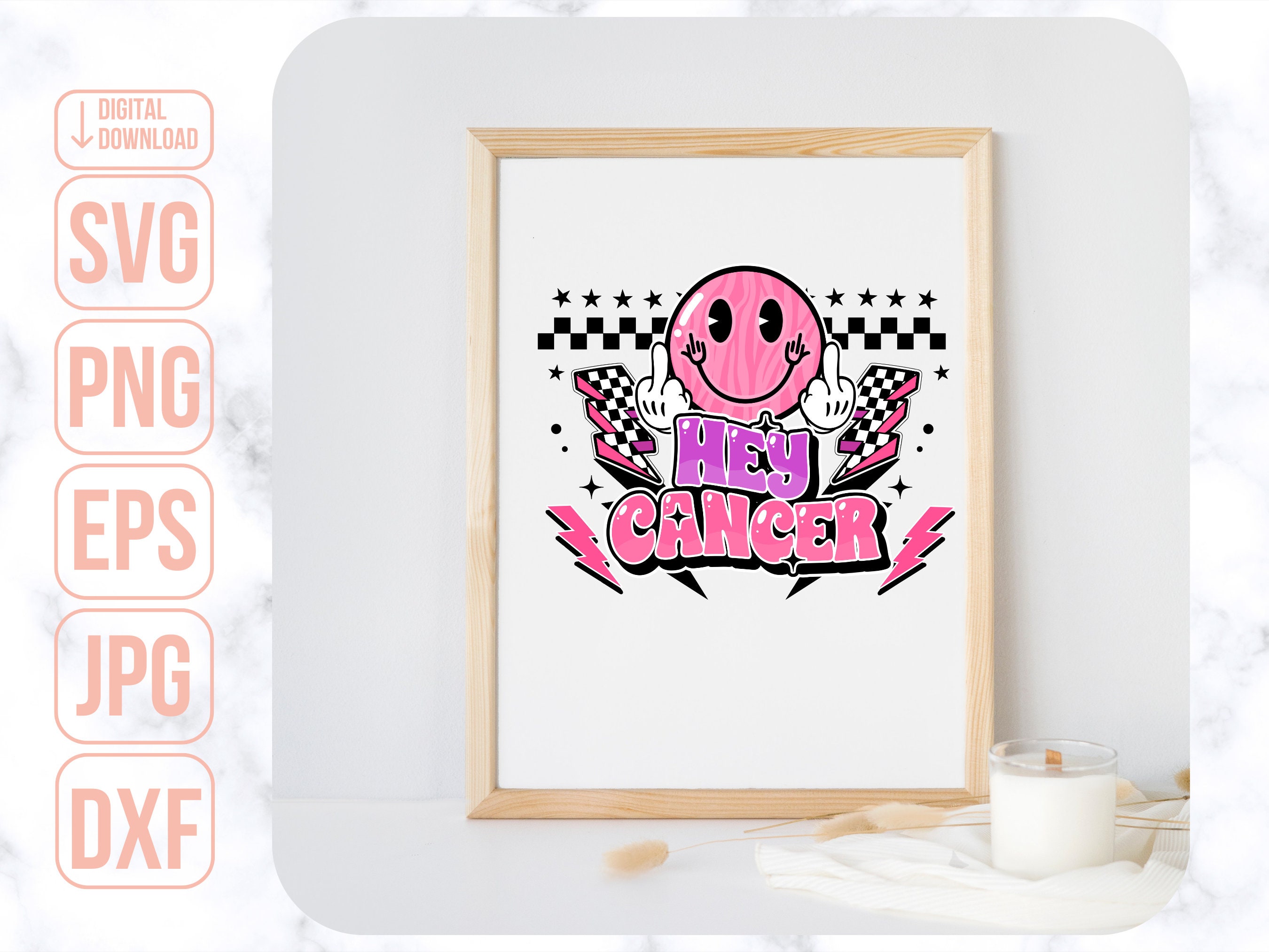 F Cancer Svg, Breast Cancer Svg, Chemo Gift, Cancer Saying Svg - Etsy