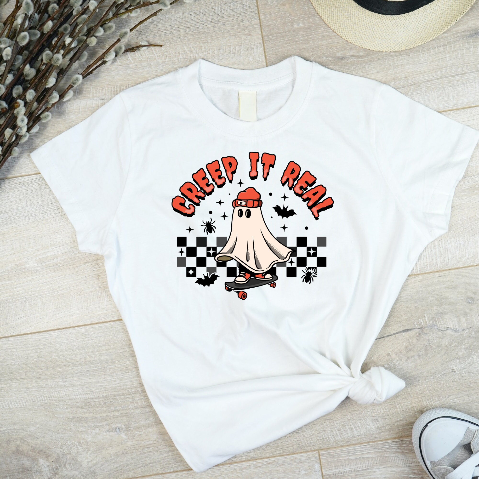 Retro Halloween Png, Creep It Real, Retro Fall Svg, Ghost Retro Png - Etsy