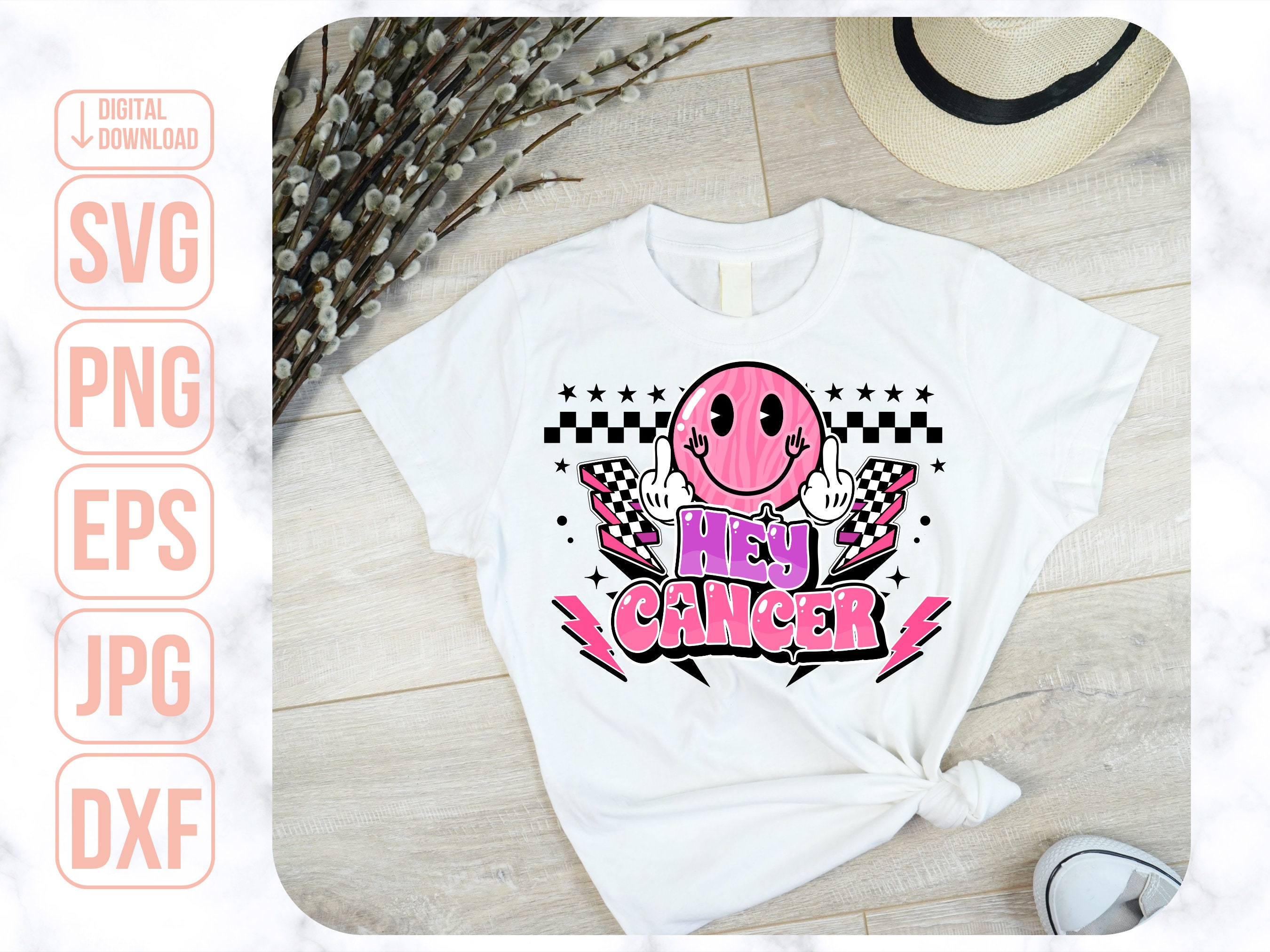 F Cancer Svg, Breast Cancer Svg, Chemo Gift, Cancer Saying Svg - Etsy