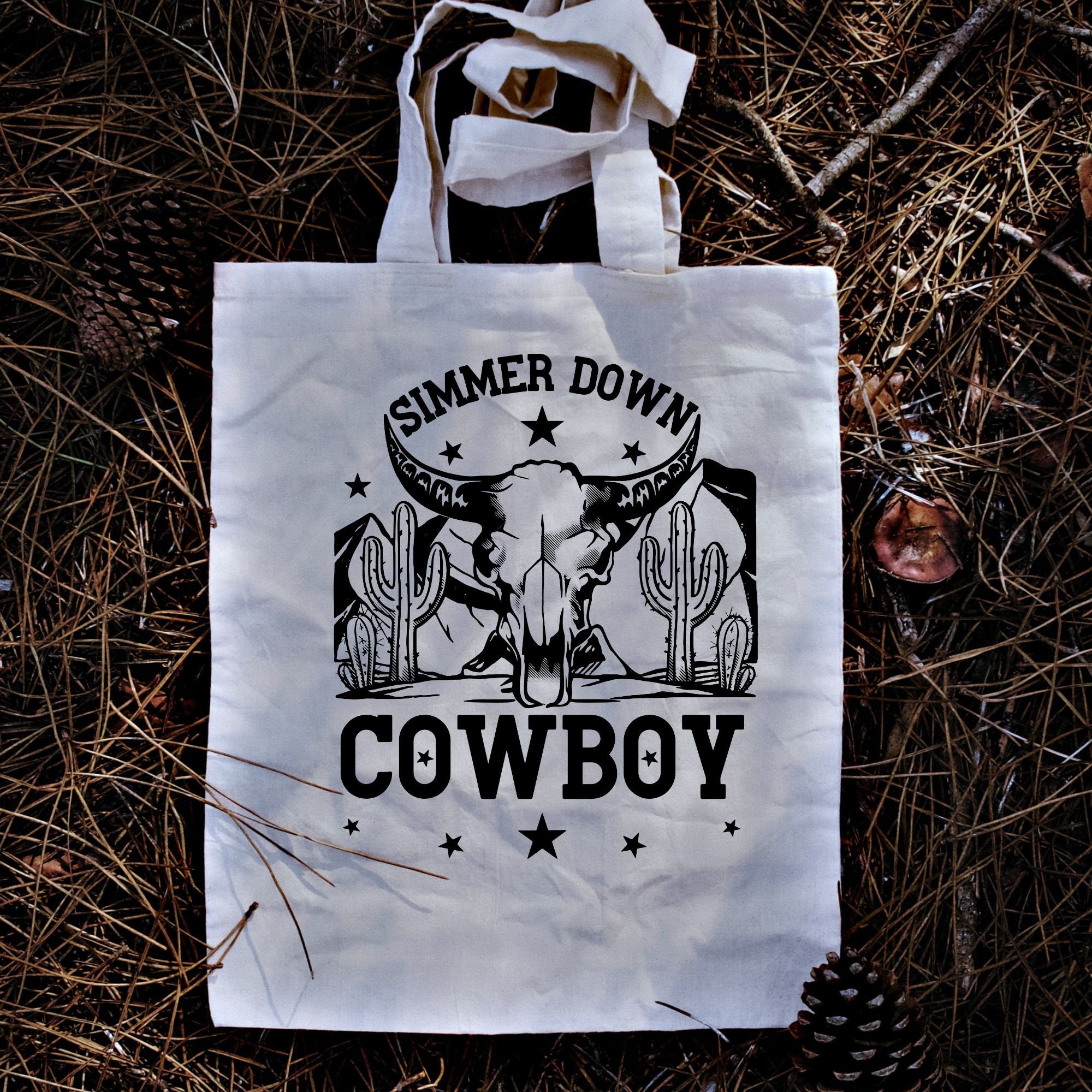 Simmer Down Cowboy Svg Cute Western Svg Desert Shirt Svg - Etsy