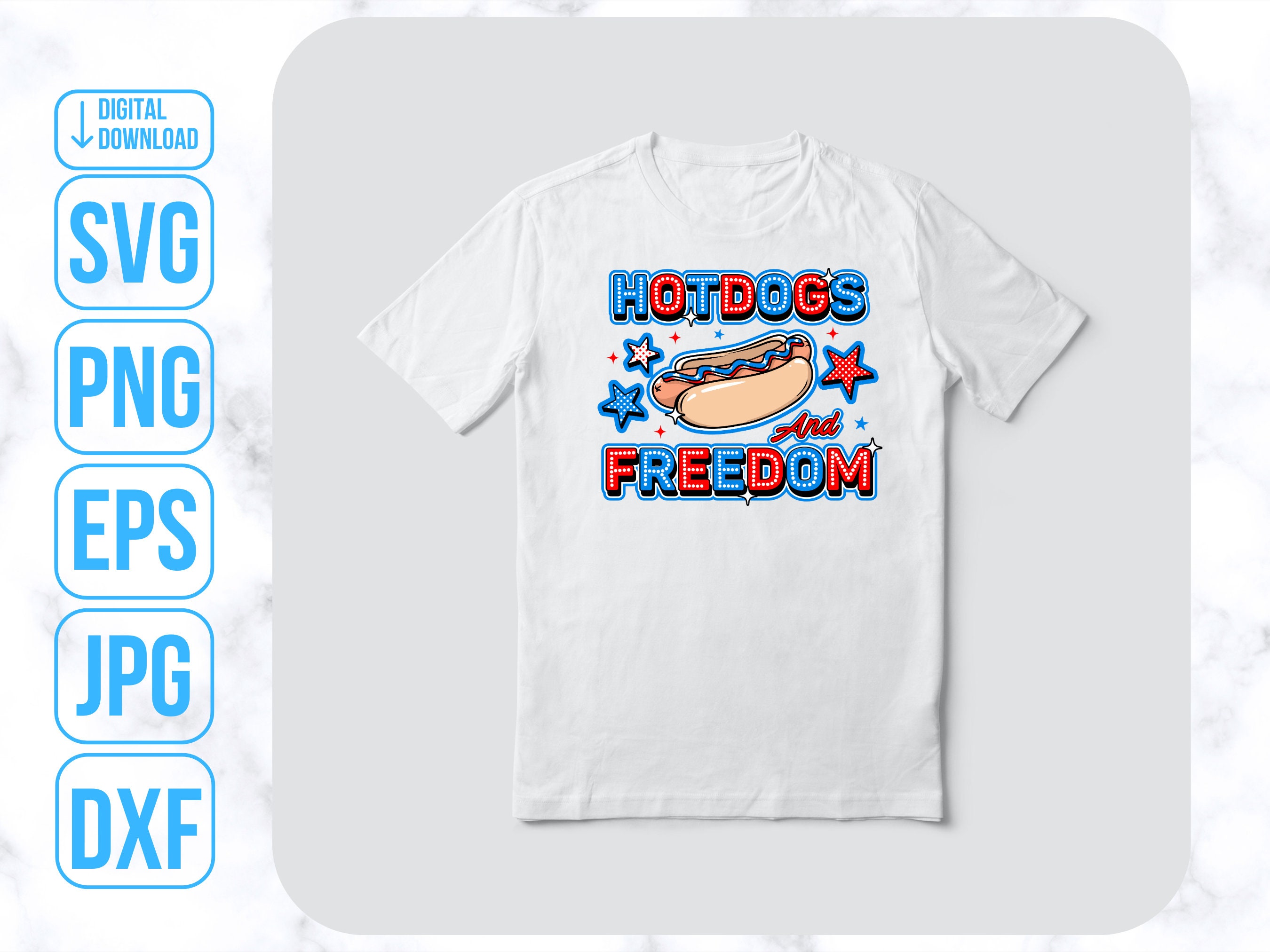 Hot Dogs and Freedom, Freedom Svg, Hot Dogs Png, 4th of July Svg - Etsy