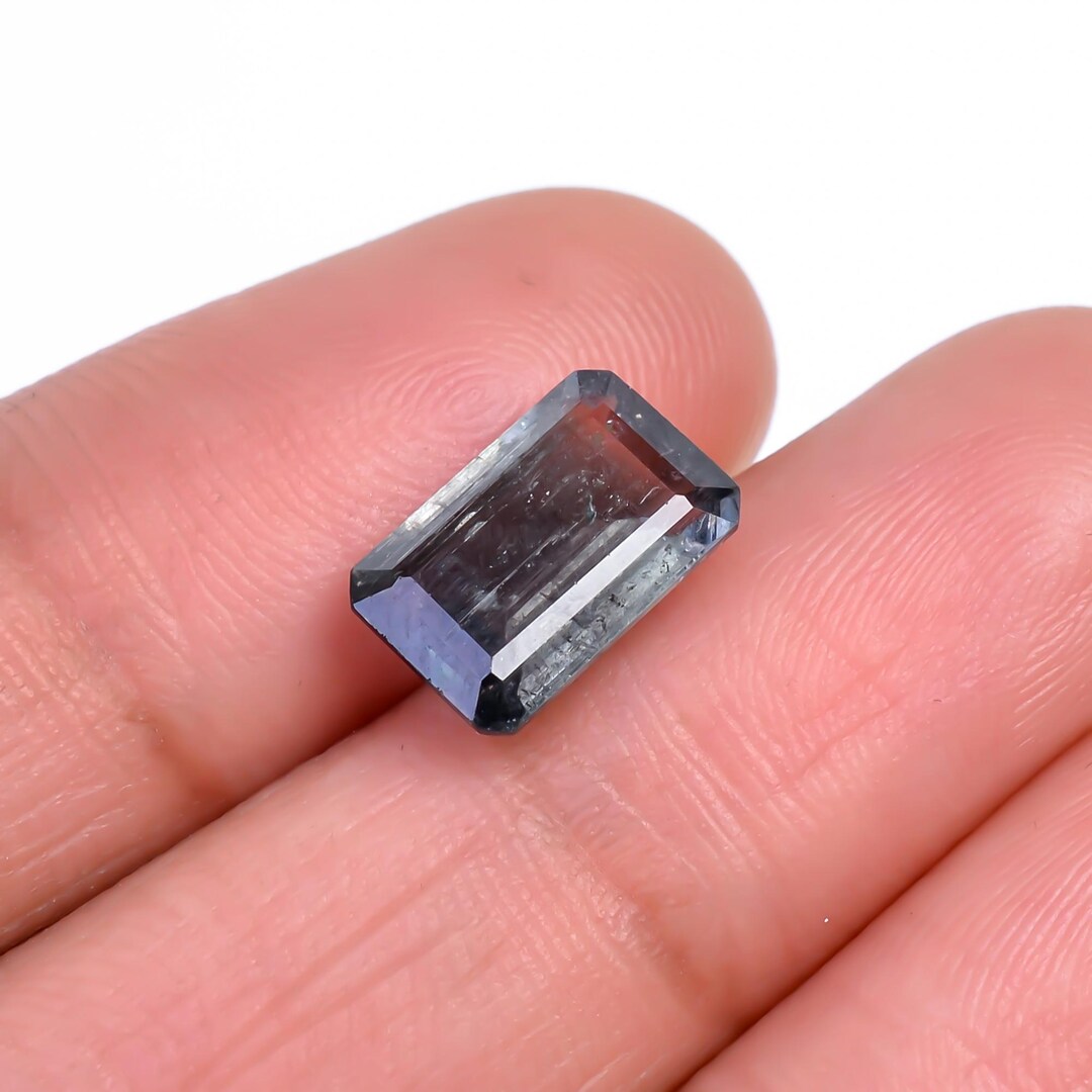 Natural Blue Tourmaline Radiant Cut Gemstone, Jewelry Making, 3 Ct - Etsy