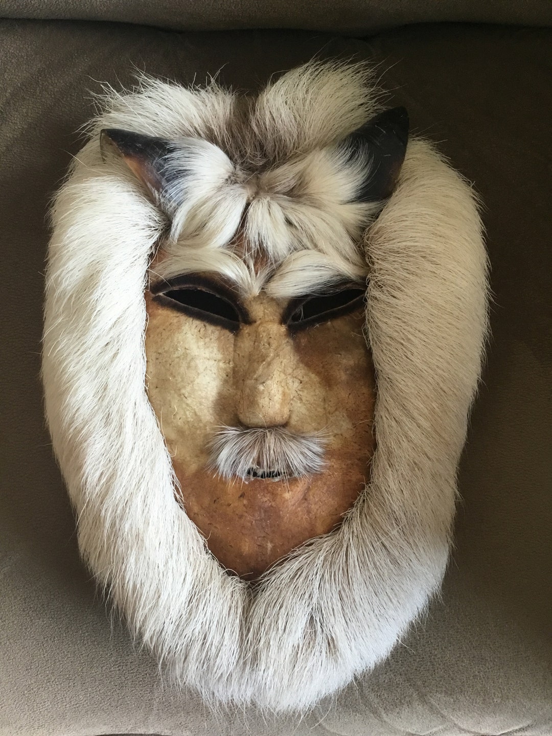 Reindeer Skin Mask by Mabel Burns - Etsy