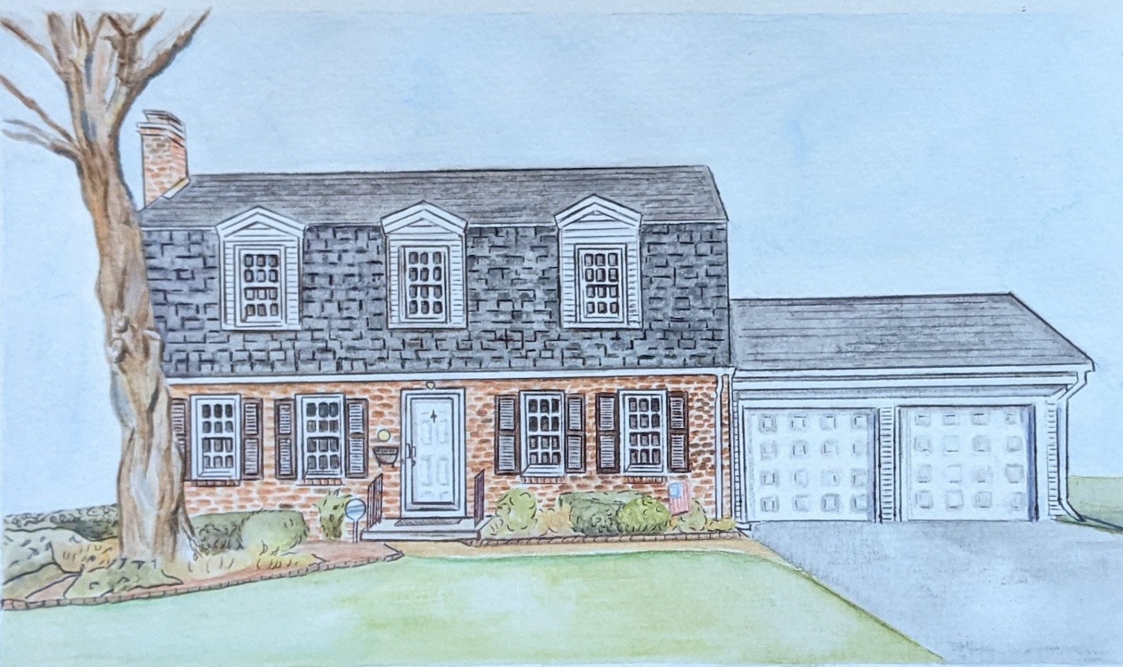 Custom Home Portrait: A Beautifully Illustrated Home Portrait or ...