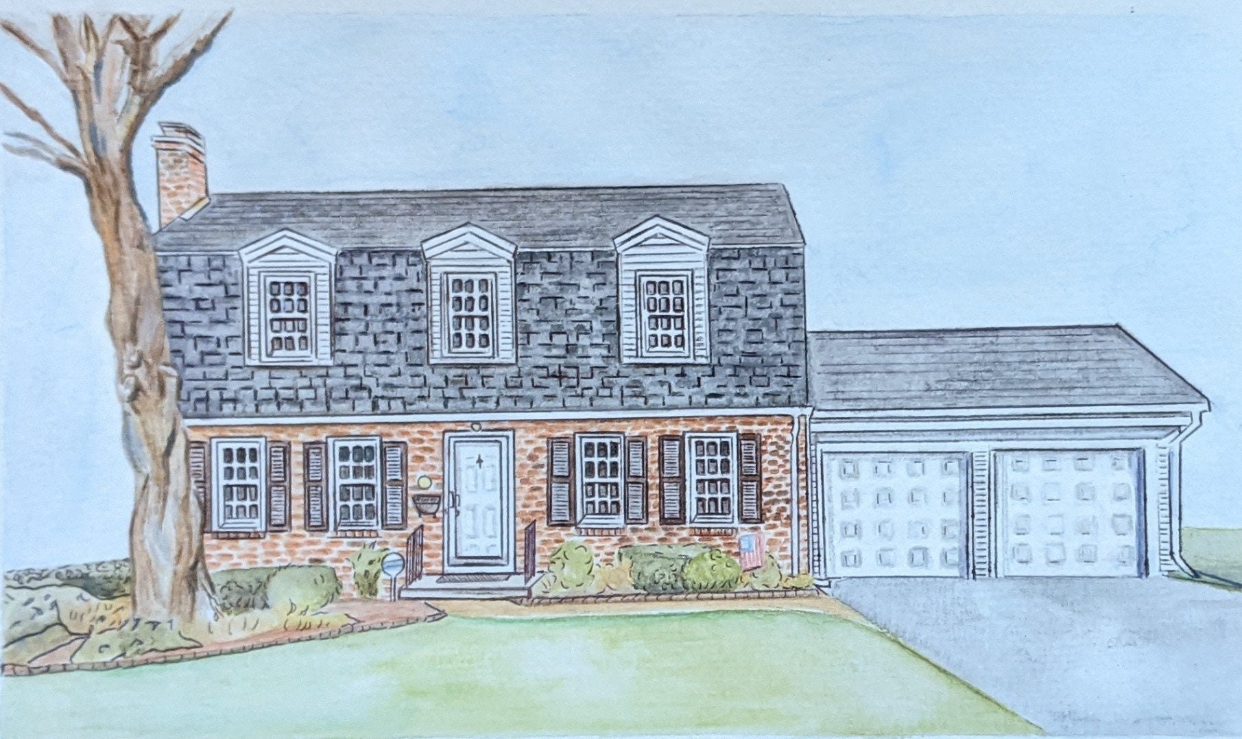 Custom Home Portrait: A Beautifully Illustrated Home Portrait or ...