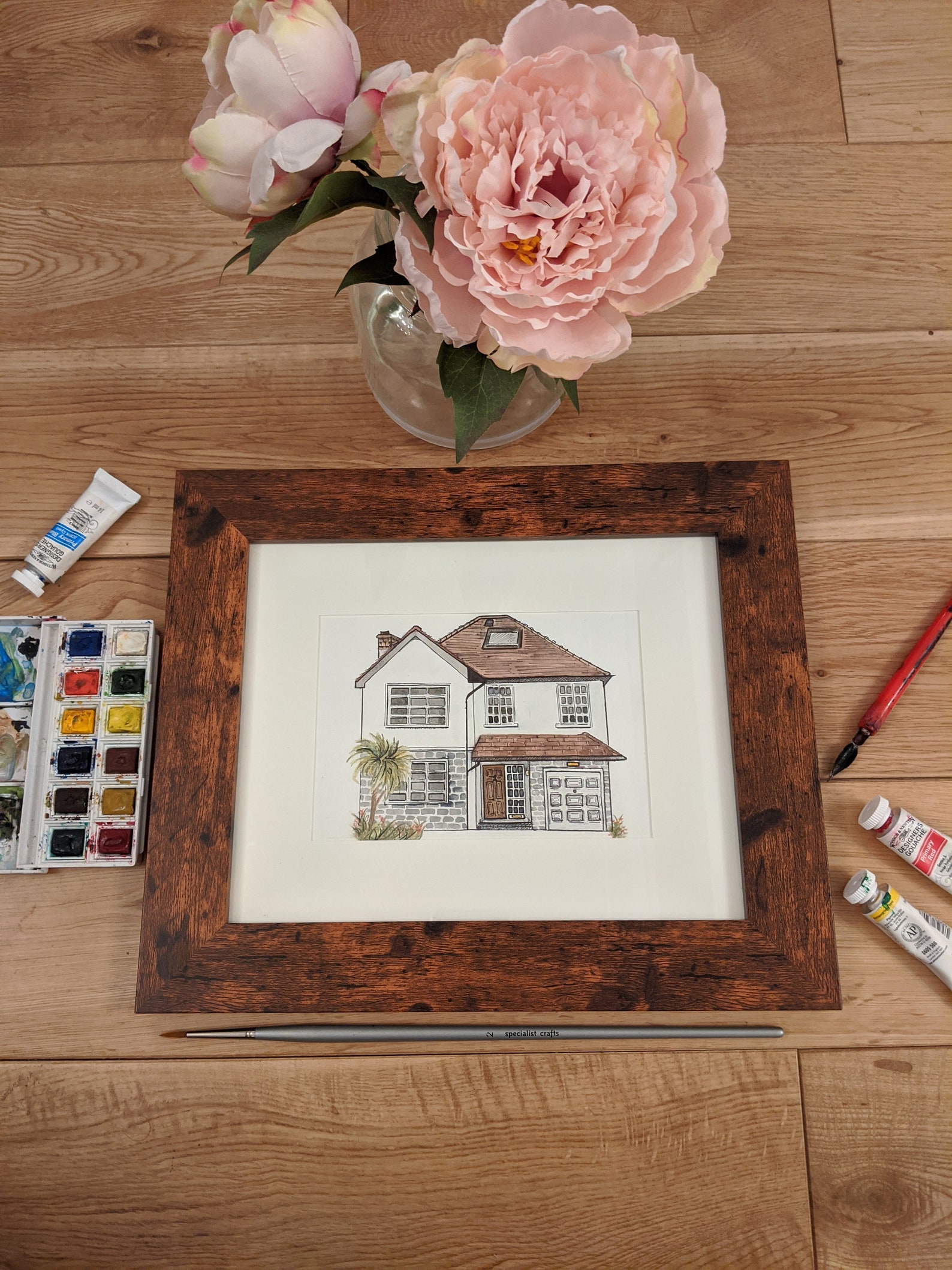 Custom Home Portrait: A Beautifully Illustrated Home Portrait or ...