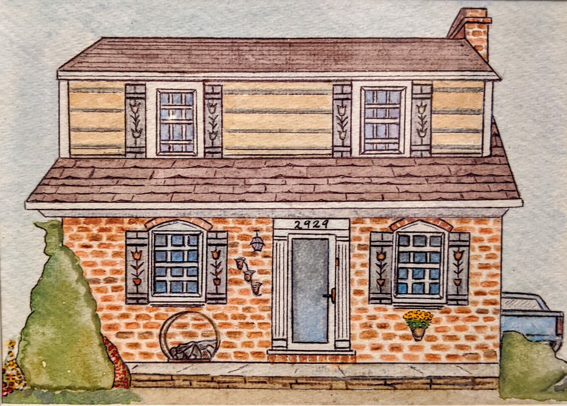 Custom Home Portrait: A Beautifully Illustrated Home Portrait or ...