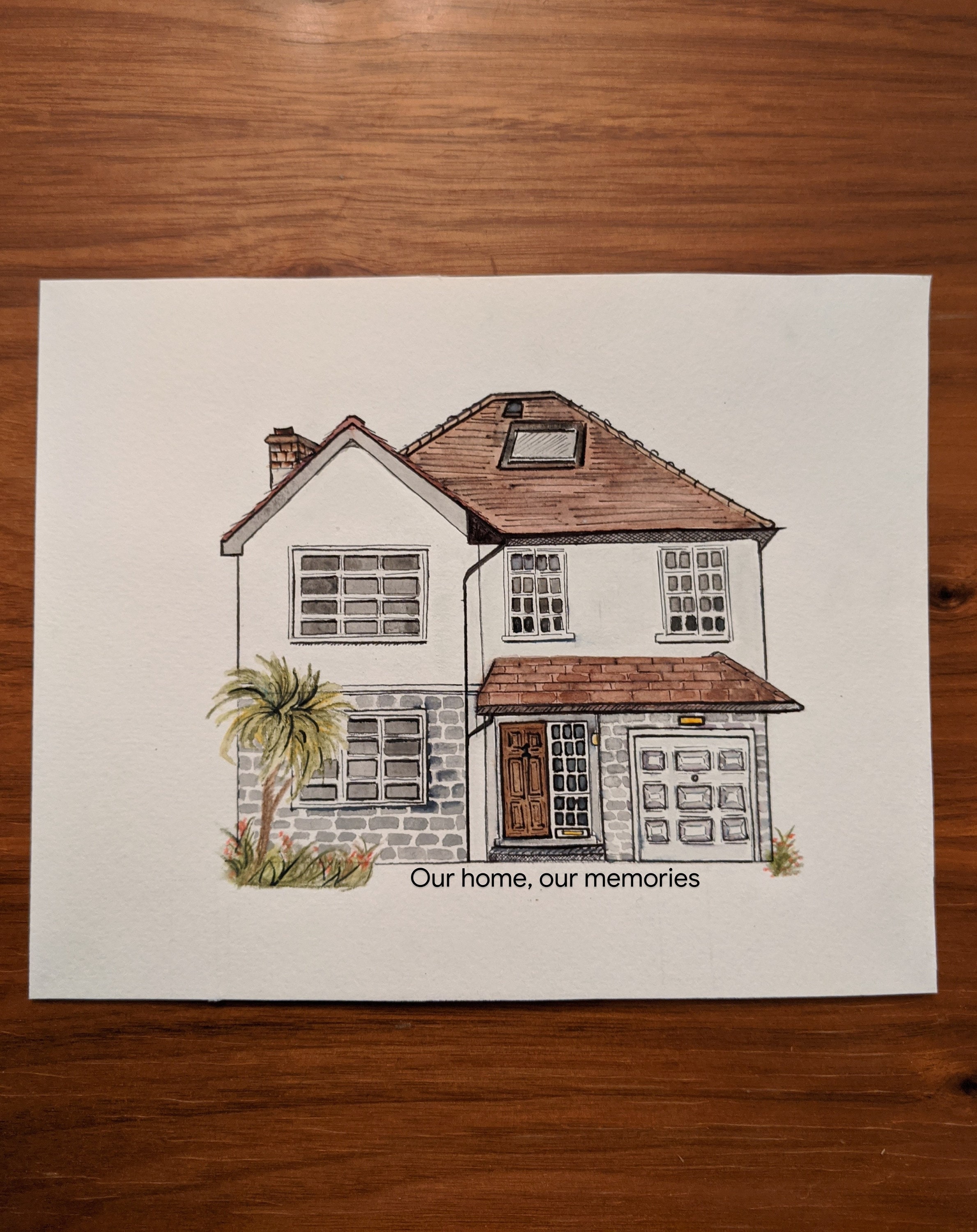 Custom Home Portrait: A Beautifully Illustrated Home Portrait or ...
