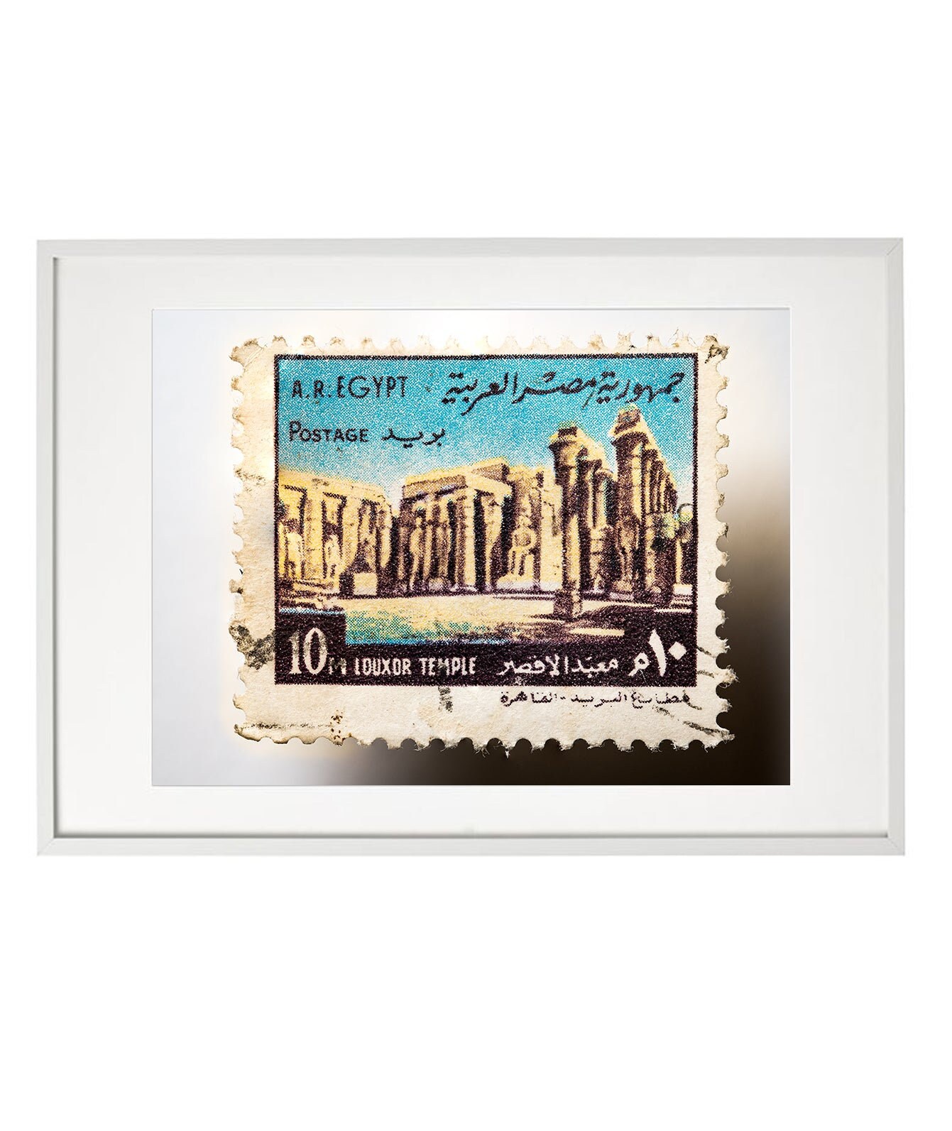 The Luxor Temple Egypt Postage - Etsy