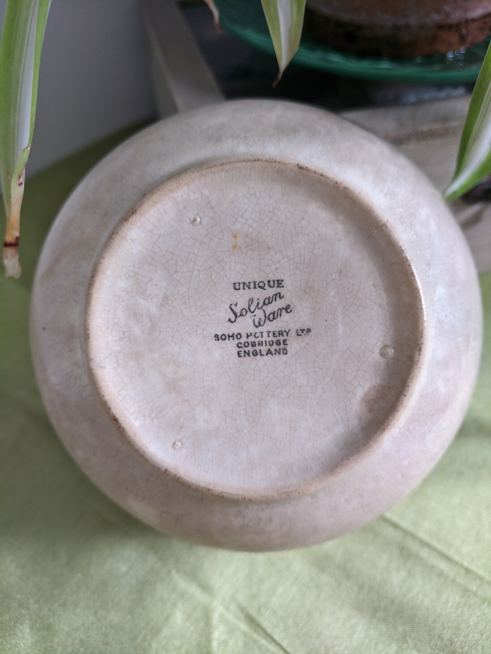 Vintage Solian Ware Soho Pottery unique - Etsy