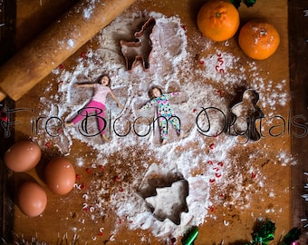 Flour Angels Digital Background Pack (1-4 Kids) - Etsy