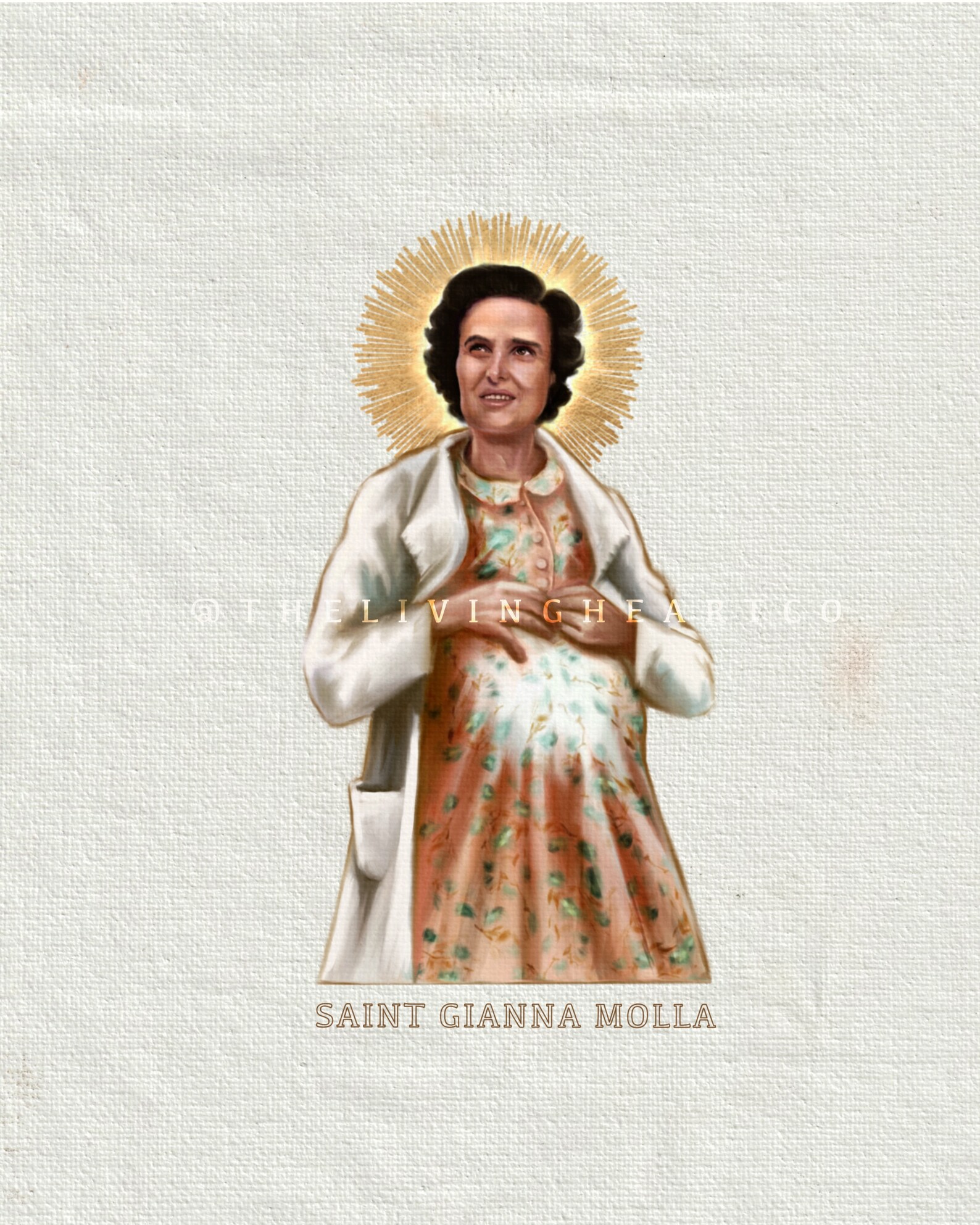 St.Gianna Molla Catholic Art Instant Download Digital | Etsy