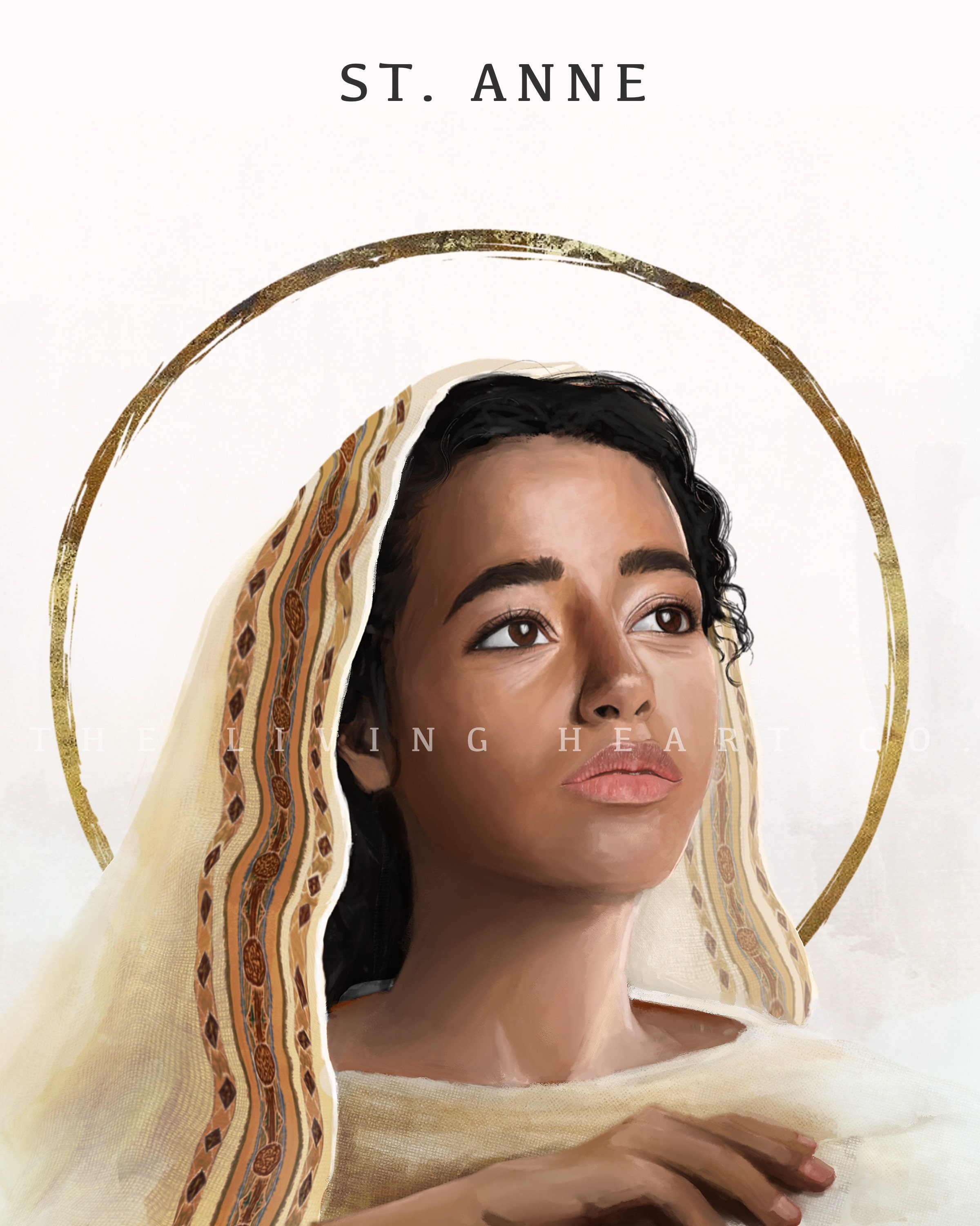 Young St. Anne Catholic Fine Art Reproduction - Etsy