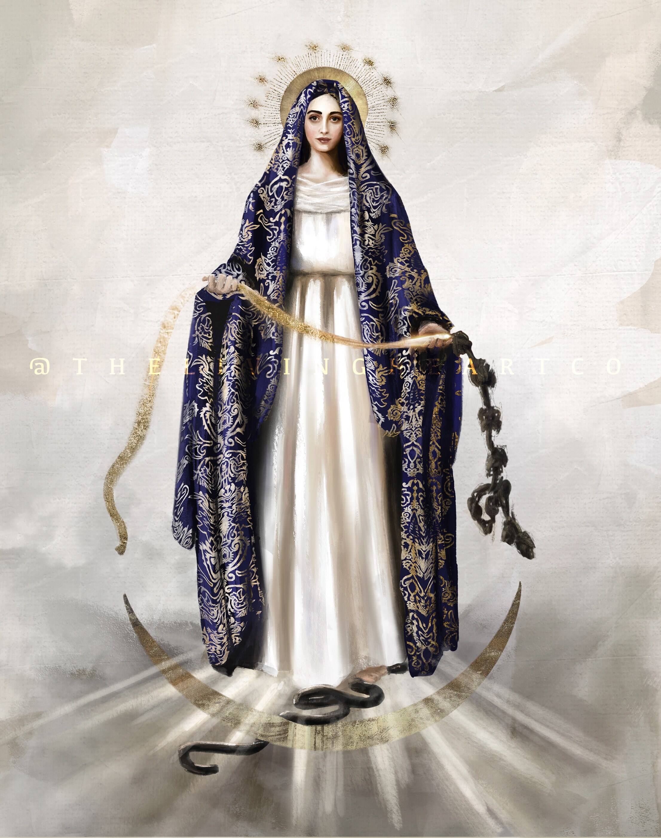 Our Lady Undoer of Knots Canvas Art Reproduction | Etsy