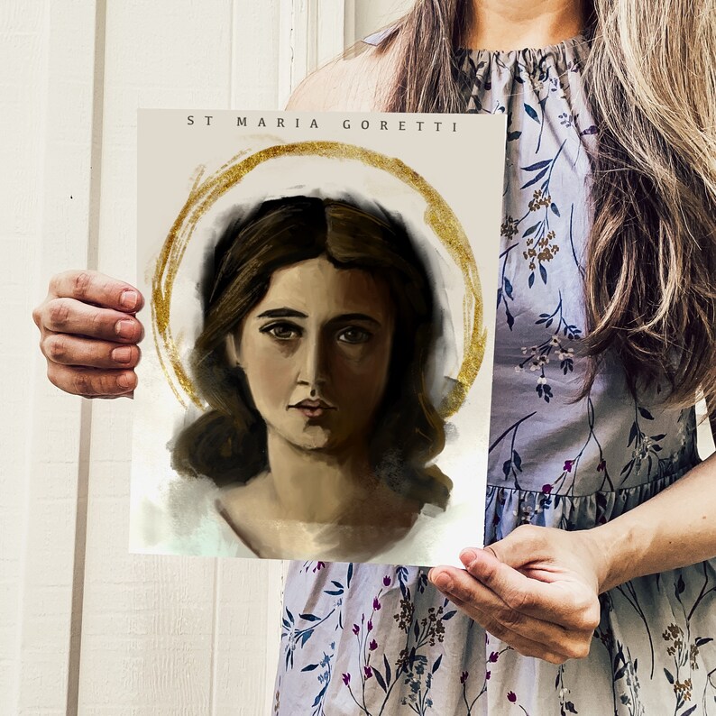 St. Maria Goretti Fine Art Reproduction Catholic Saints - Etsy