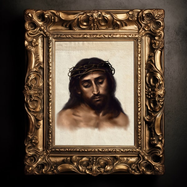 Holy Face of Jesus Print - Etsy