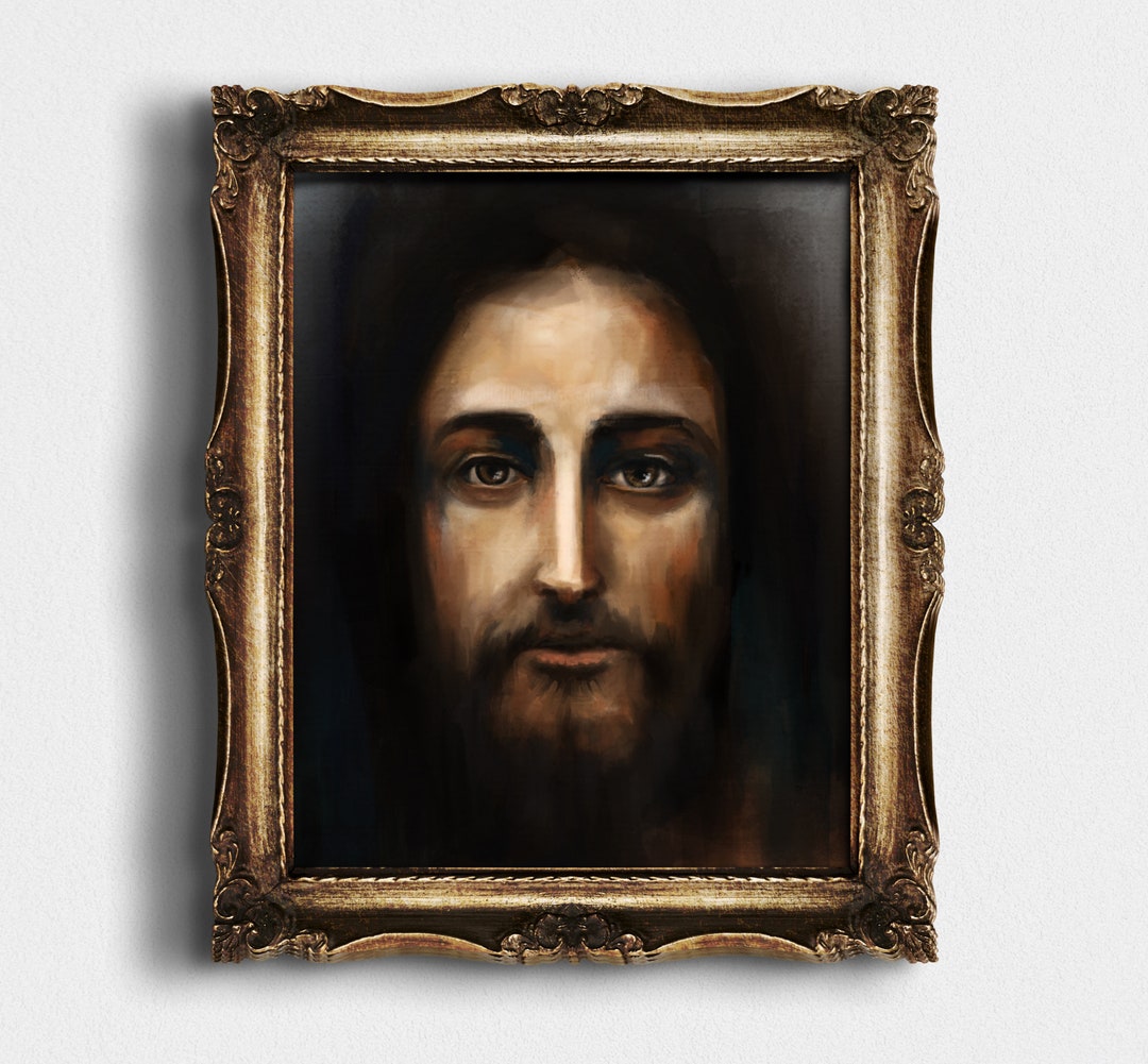 Face of Jesus Fine Art Print - Etsy