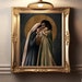 God-bearer Icon | Theotokos Modern Icon Fine Art Print | Catholic Art ...